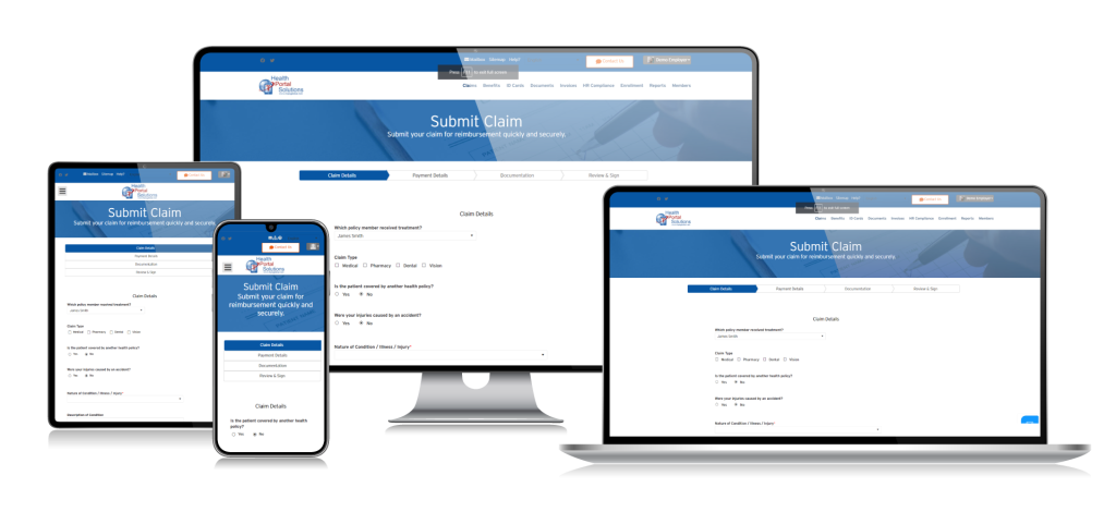 Claim Submission - Health Portal Solutions